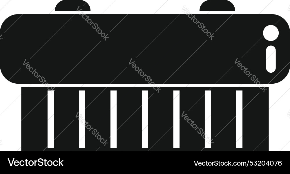 Electric clothes cleaning brush icon simple style Vector Image