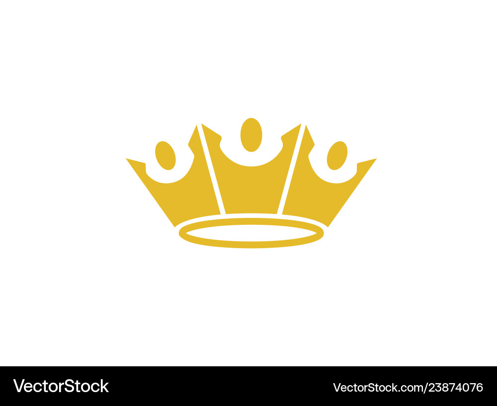 King Crown Design Vector
