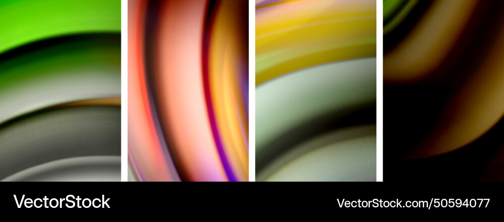 Blurred color line backgrounds Royalty Free Vector Image