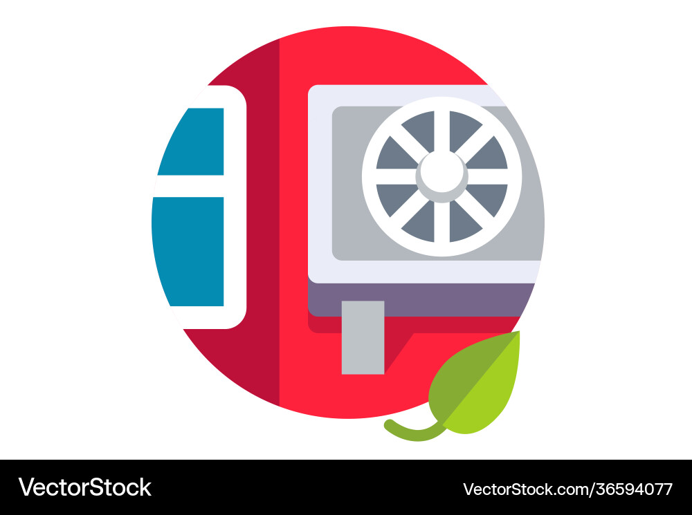 Modern air condition system Royalty Free Vector Image