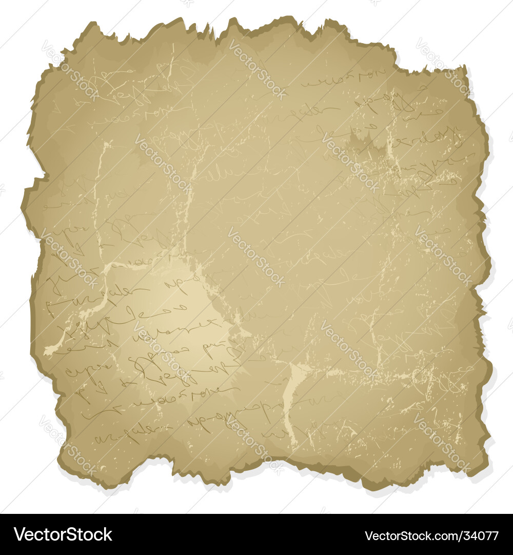 Piece of paper Royalty Free Vector Image - VectorStock
