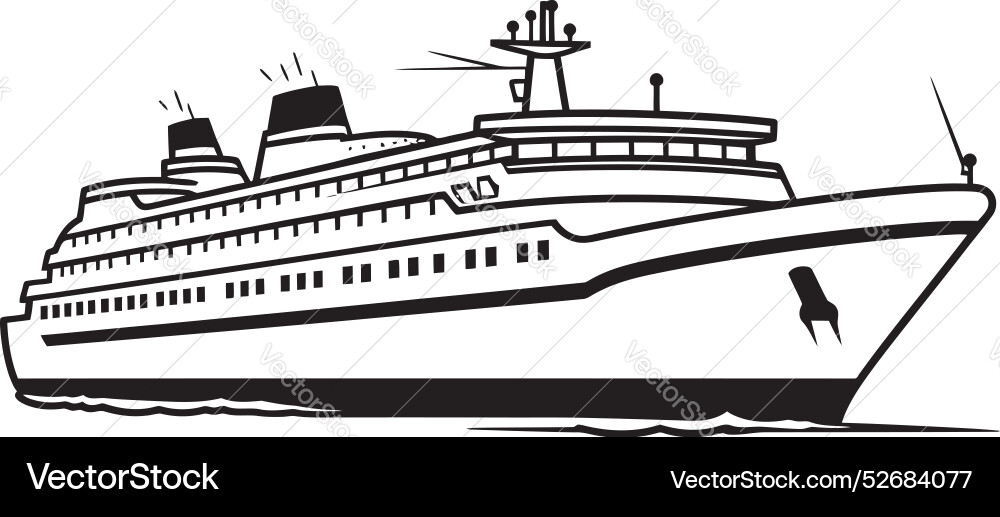 Rhythmic rudder ship design infused with musical Vector Image