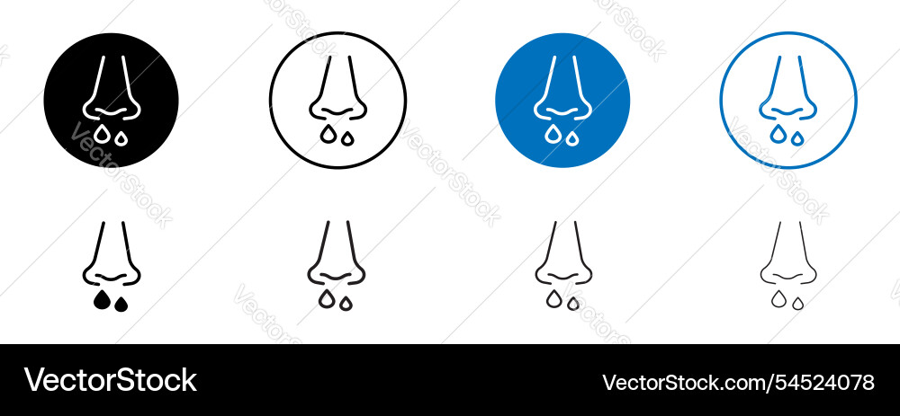 Stuffy nose icon Royalty Free Vector Image - VectorStock