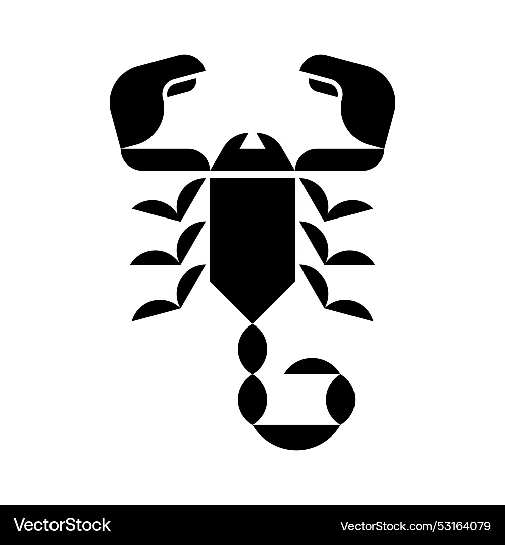Scorpio logo Royalty Free Vector Image - VectorStock