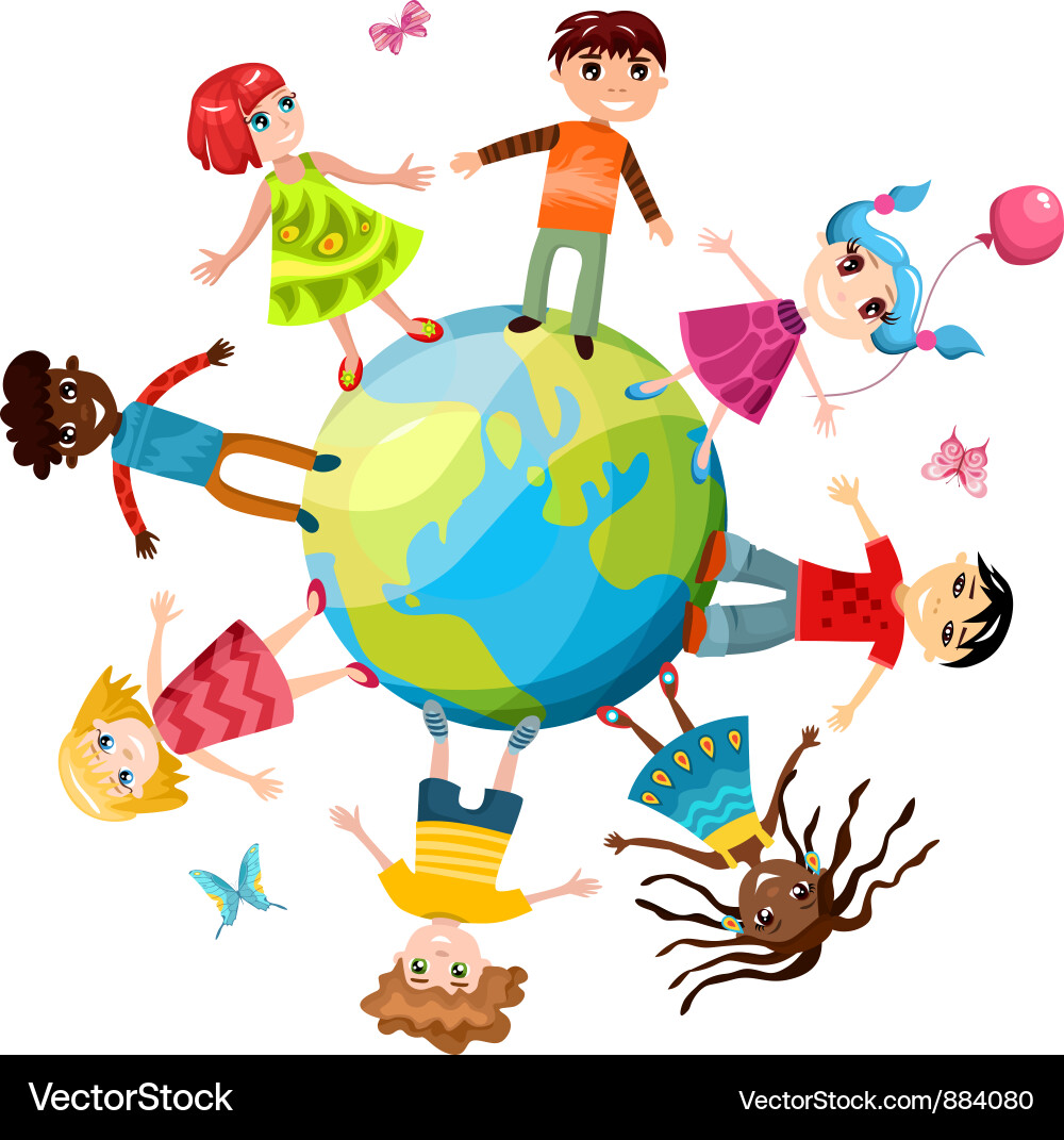 Children of the World Royalty Free Vector Image