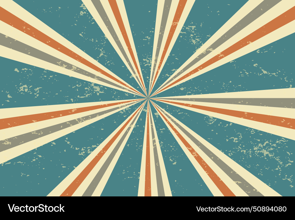 Comic style sunburst rays motion background design