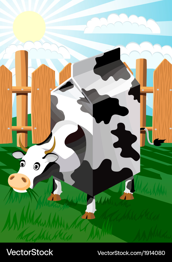 Cow Royalty Free Vector Image - VectorStock