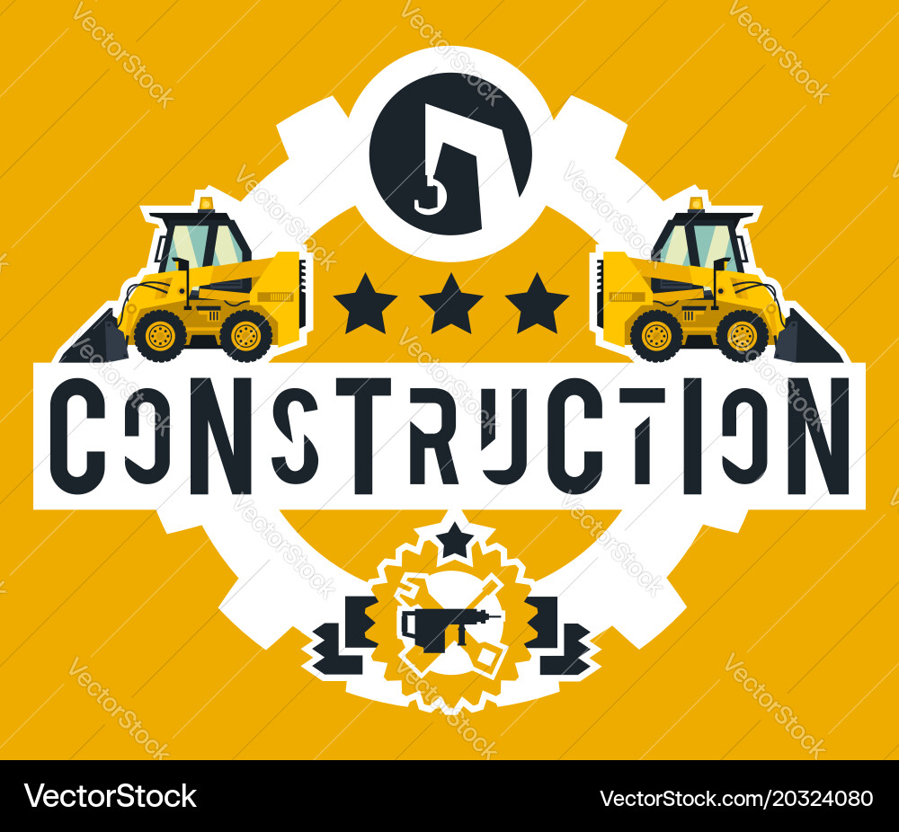 On the theme of construction Royalty Free Vector Image