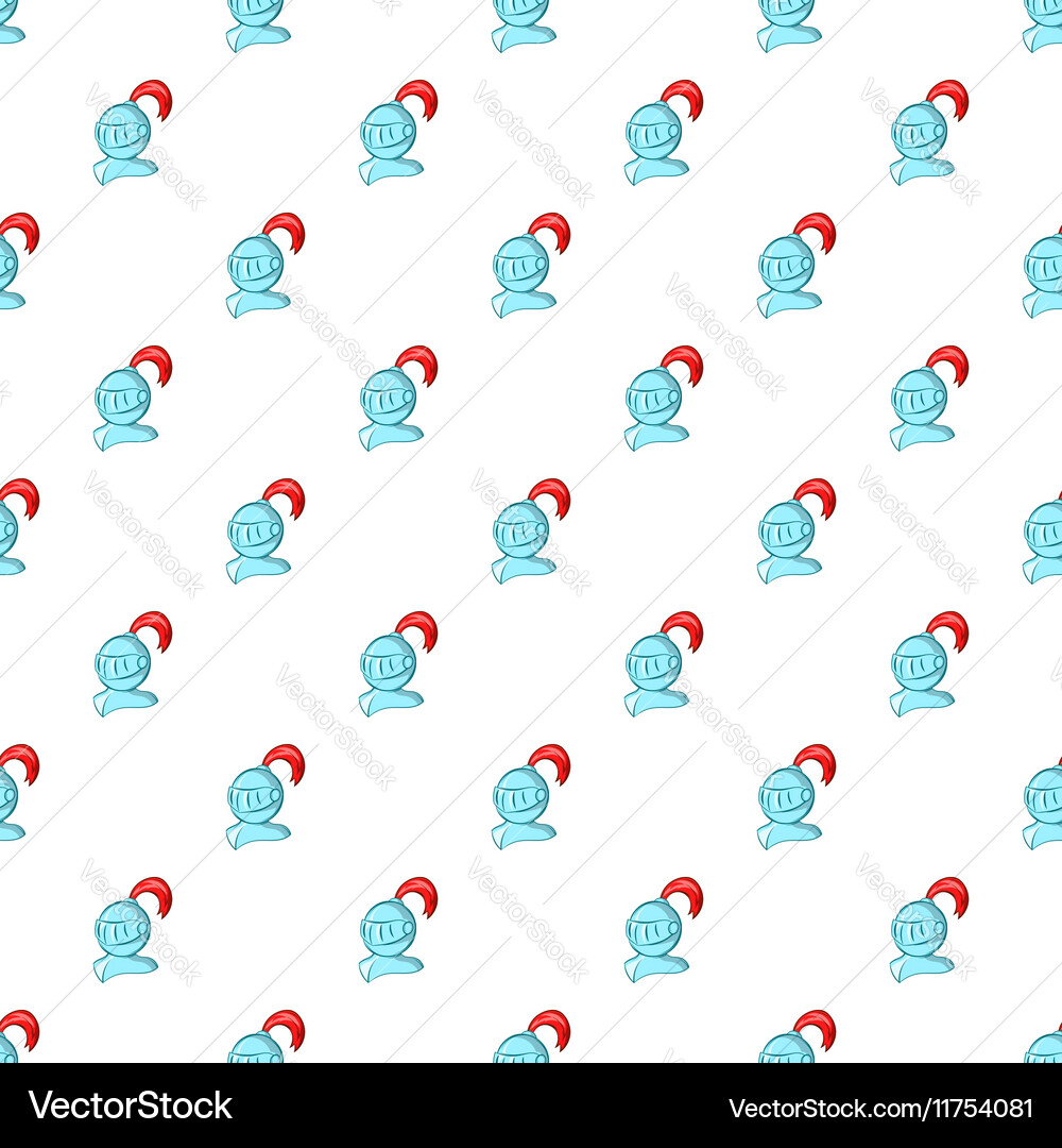 Medieval battle armor pattern cartoon style Vector Image