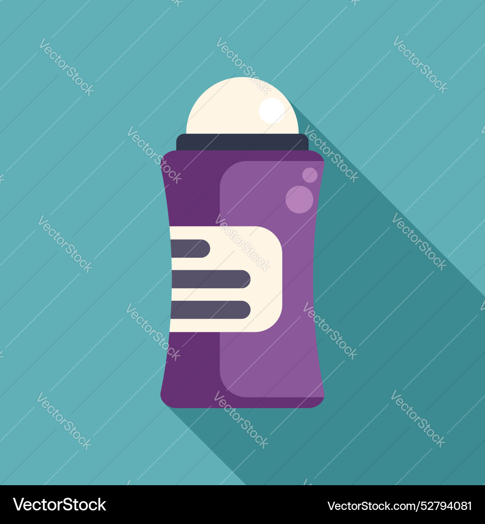 Roll on deodorant bottle spreading freshness Vector Image