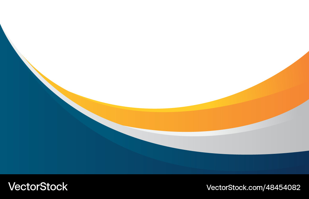 Abstract Business Background - Blue & Orange Vector Image