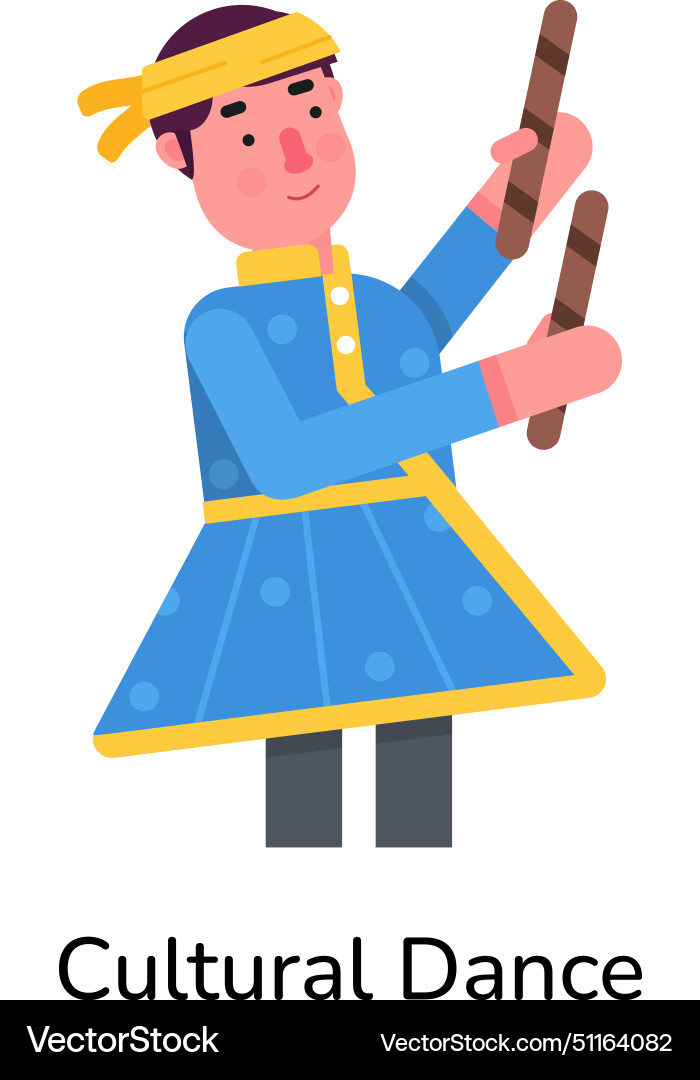 Cultural dance Royalty Free Vector Image - VectorStock