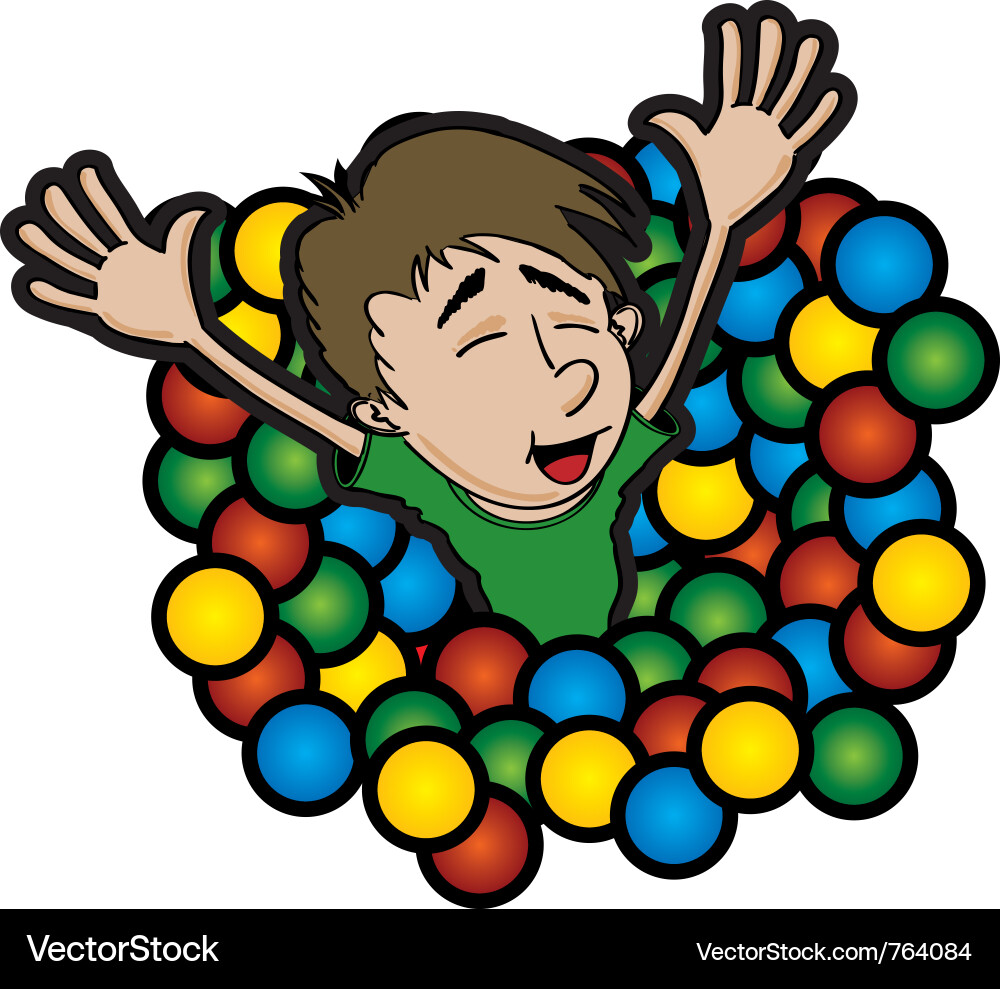 Ball Pit Black and White Vector Images (96)