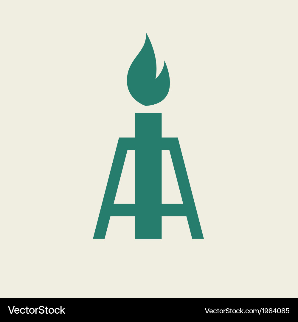 Oil Well Icon Royalty Free Vector Image - VectorStock