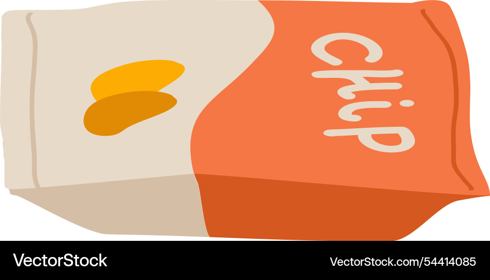 Pack of chips Royalty Free Vector Image - VectorStock
