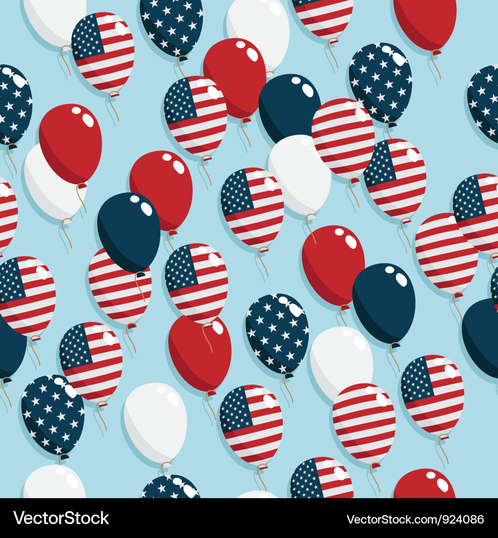 American balloons Royalty Free Vector Image - VectorStock