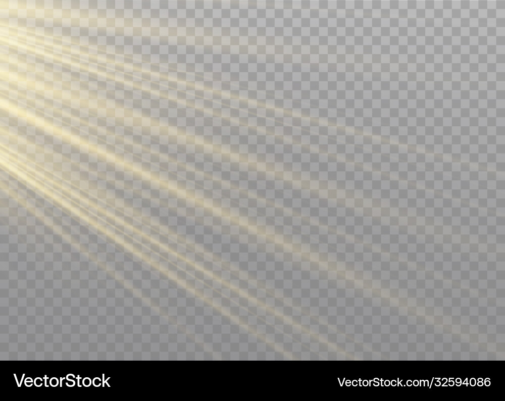 Flash effect sunlight Royalty Free Vector Image