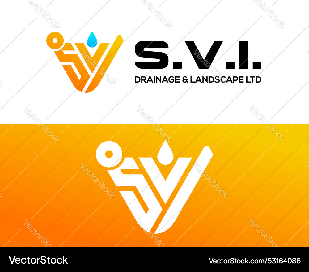 Svi logo Royalty Free Vector Image - VectorStock