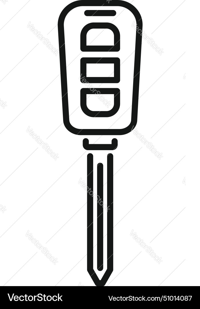 Safe chip control icon outline transport Vector Image