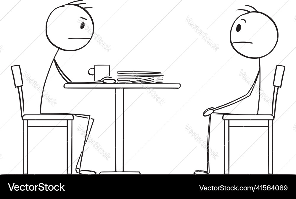 Job Interview Scene Royalty Free Vector Image - VectorStock