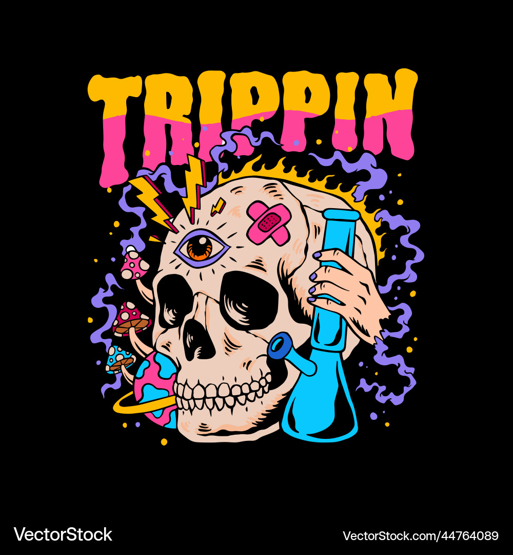 Trippin Royalty Free Vector Image - VectorStock
