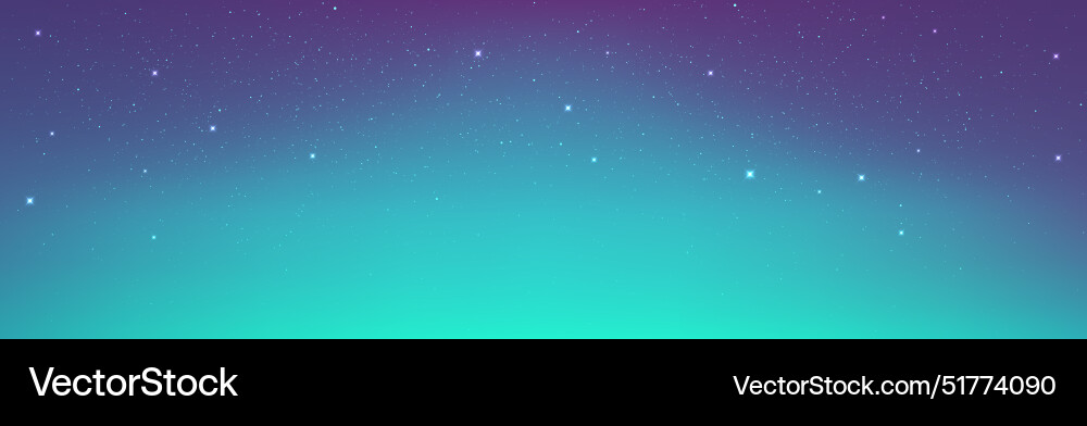 Aurora background green northern lights night Vector Image