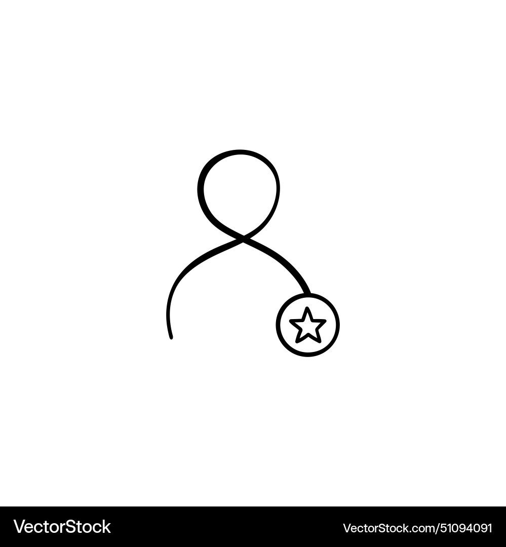 Leader line style icon design Royalty Free Vector Image