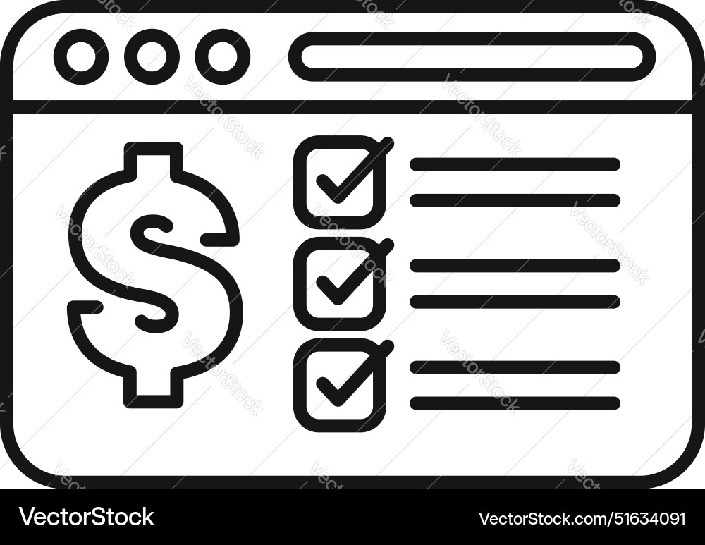Online payment successful transaction with check Vector Image