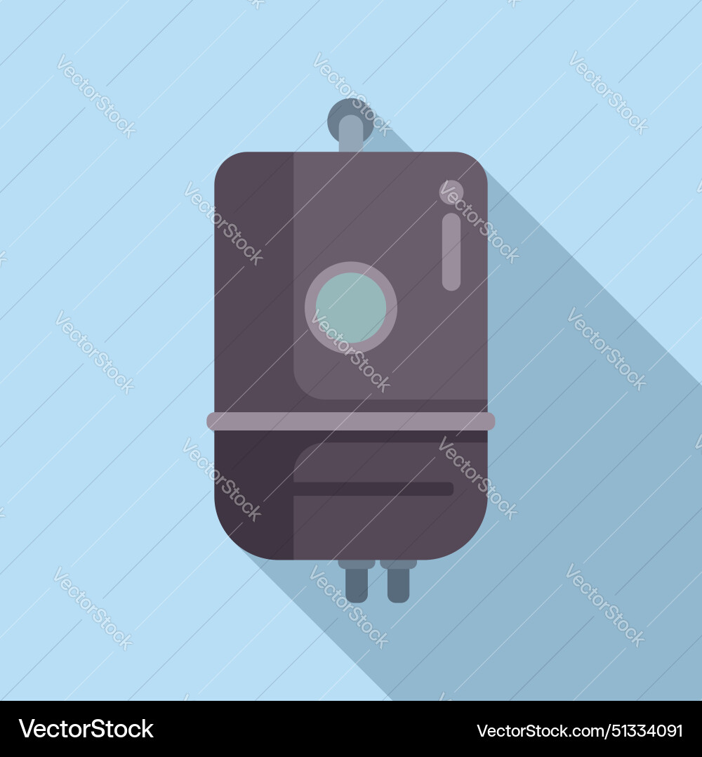 Vintage camera icon on blue background Royalty Free Vector