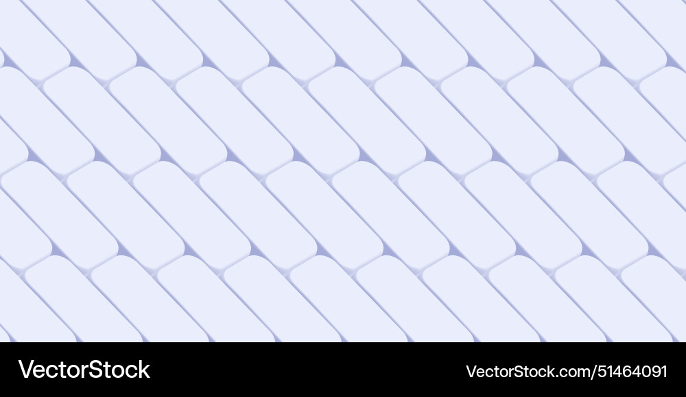 White 3d bricks creating textured background Vector Image