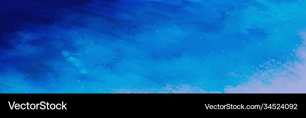 Blue Watercolor Splatter Texture Royalty Free Vector Image