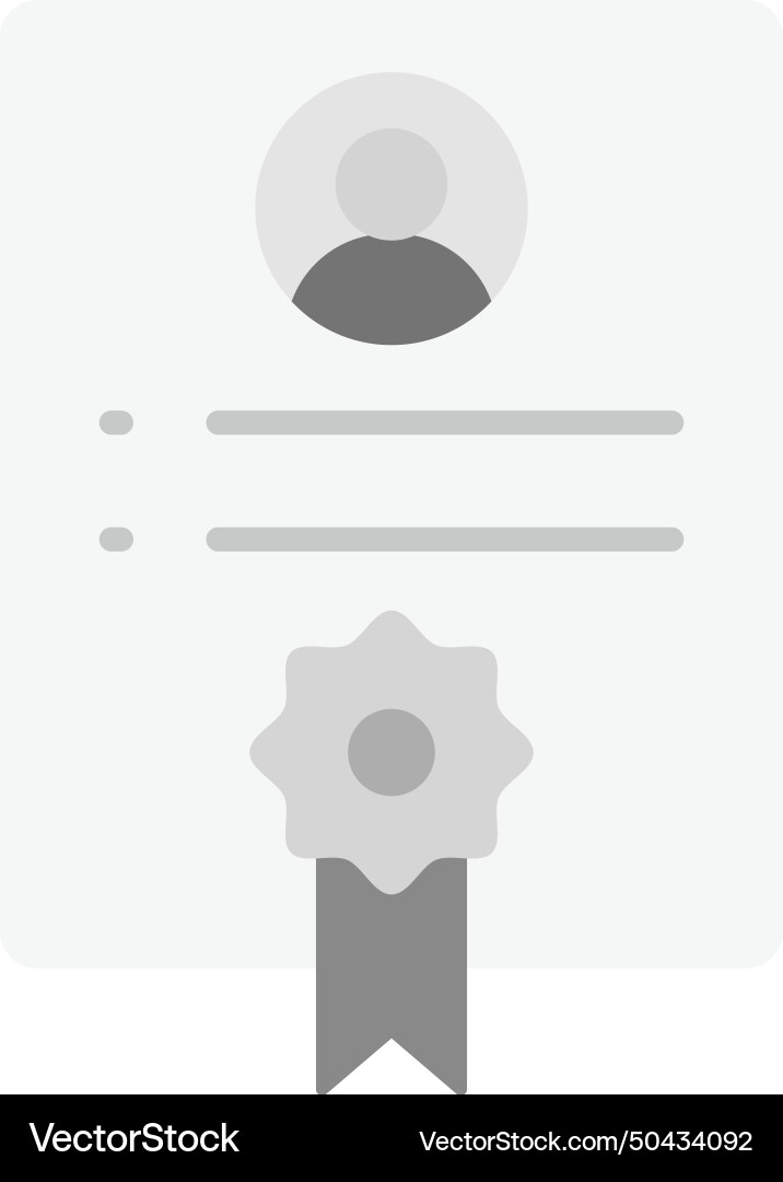 Experience icon image Royalty Free Vector Image