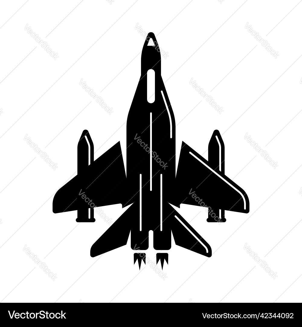 Fighter aircraft in vintage Royalty Free Vector Image