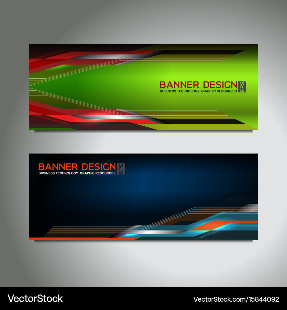 Web Header Banner Lizenzfreies Vektorbild - VectorStock