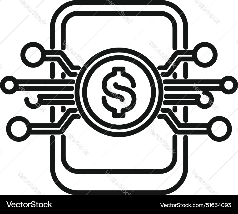 Digital money laundering scheme using mobile Vector Image