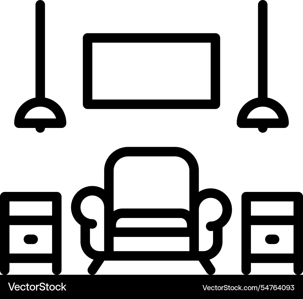 Furniture Royalty Free Vector Image - VectorStock