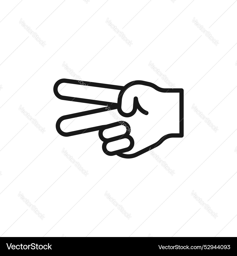 Hand scissors icon Royalty Free Vector Image - VectorStock