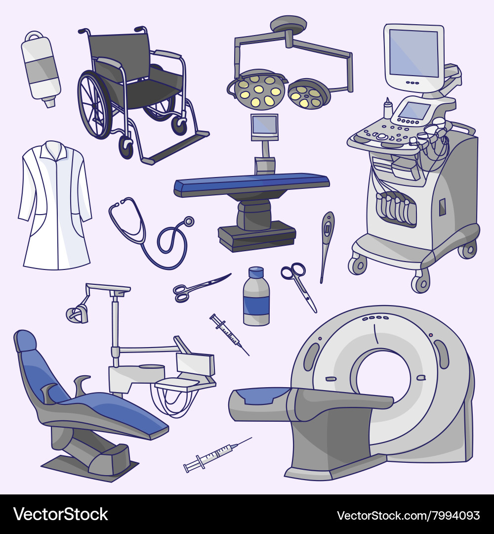 Medical center infographic Royalty Free Vector Image