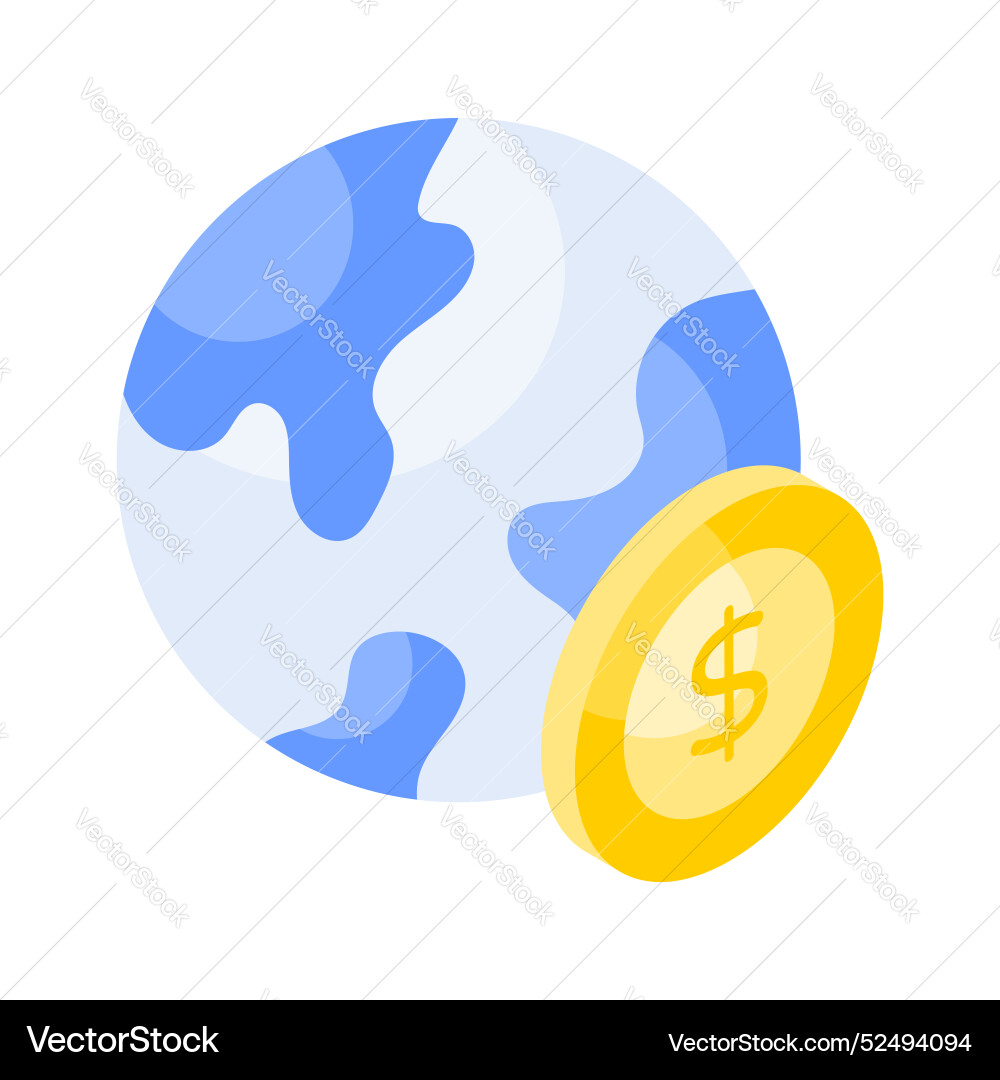 Global economy Royalty Free Vector Image - VectorStock