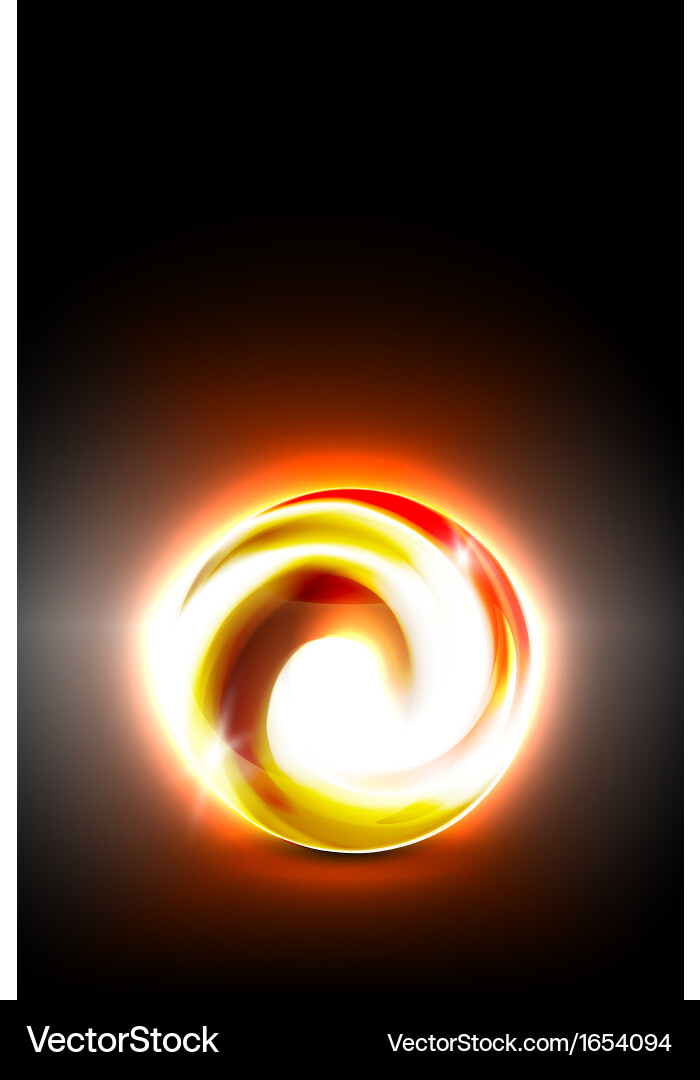 Glowing Sphere - Abstract Light Royalty Free Vector Image