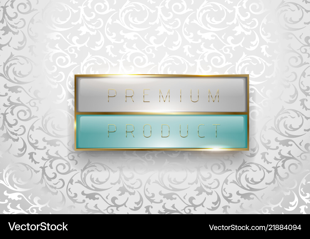 Luxury Premium Product Label Royalty Free Vector Image