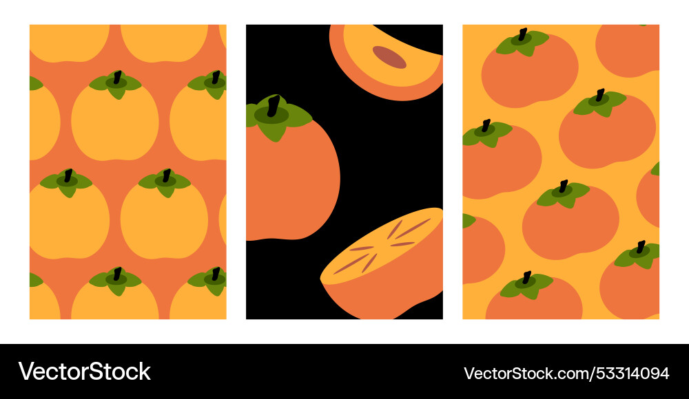 Minimalist style vertical posters set Royalty Free Vector