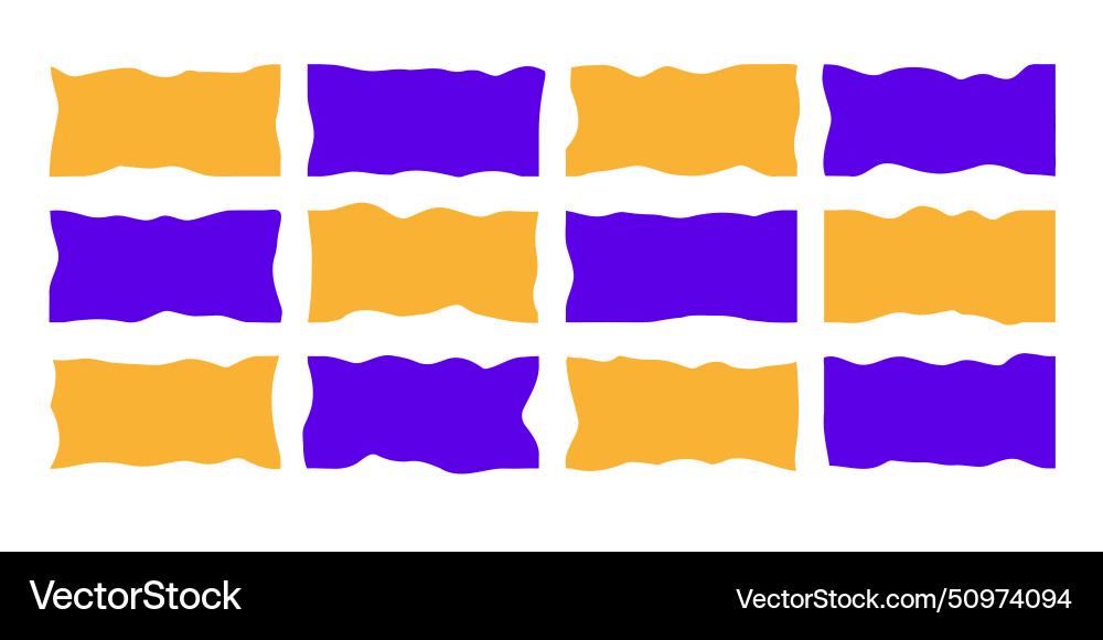 Set of blank tear cut papers collage shape Vector Image