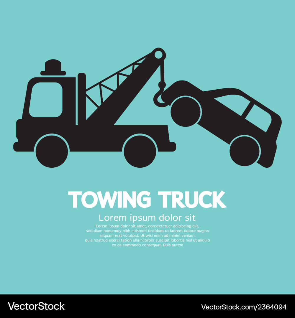 Tow Truck - Vehicle Rescue Royalty Free Vector Image