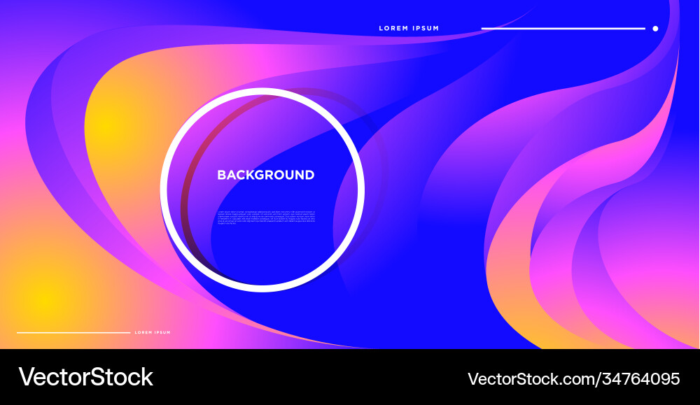 Colorful fluid and liquid gradient pattern Vector Image