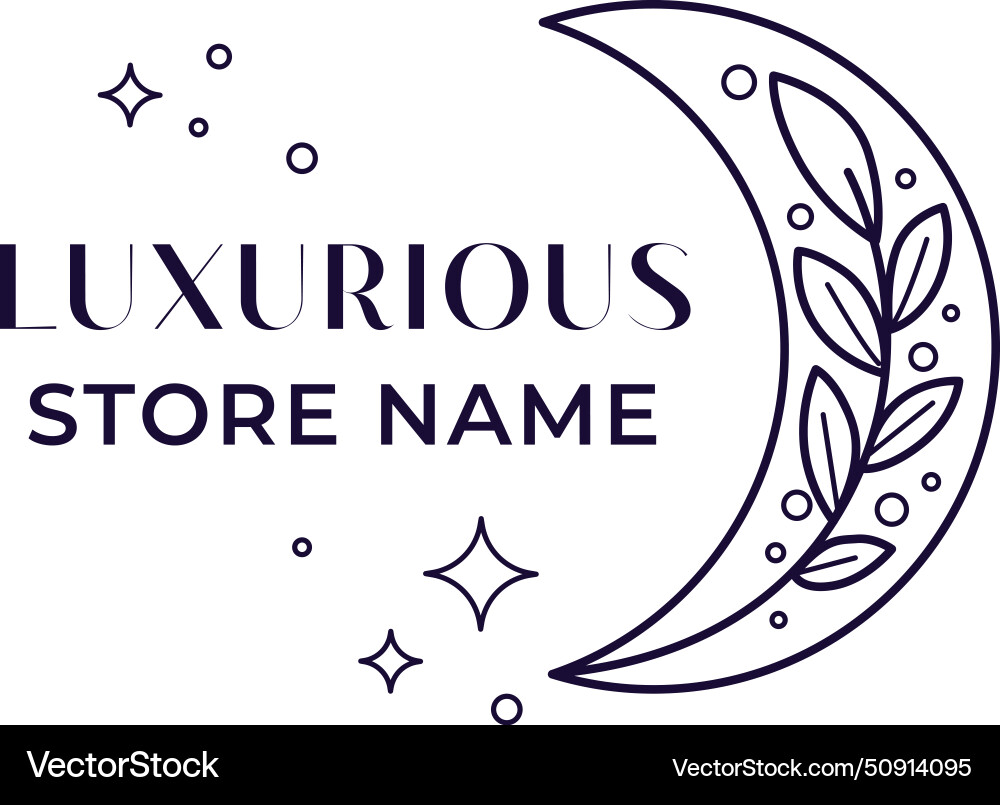 Elegant hand crystal logo design Royalty Free Vector Image