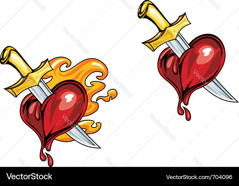 Cartoon heart Royalty Free Vector Image - VectorStock