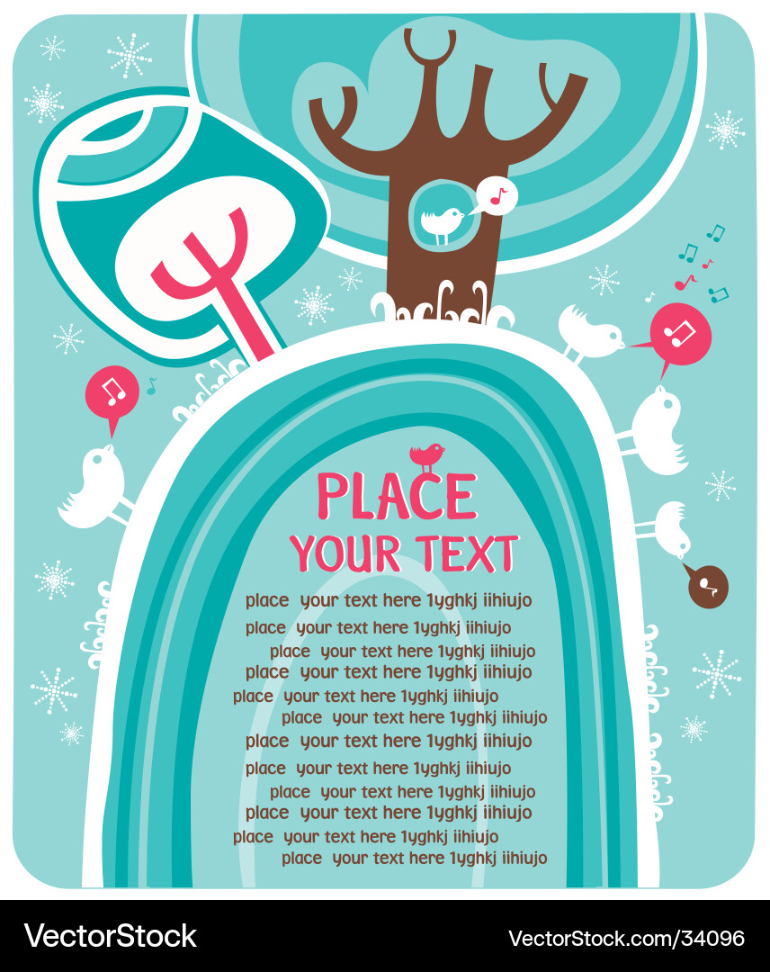 Magical forest Royalty Free Vector Image - VectorStock