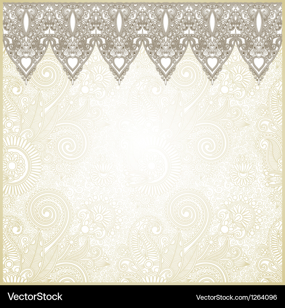 Ornamental seamless stripe decorative element Vector Image