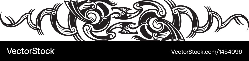 Two dragons pattern Royalty Free Vector Image - VectorStock